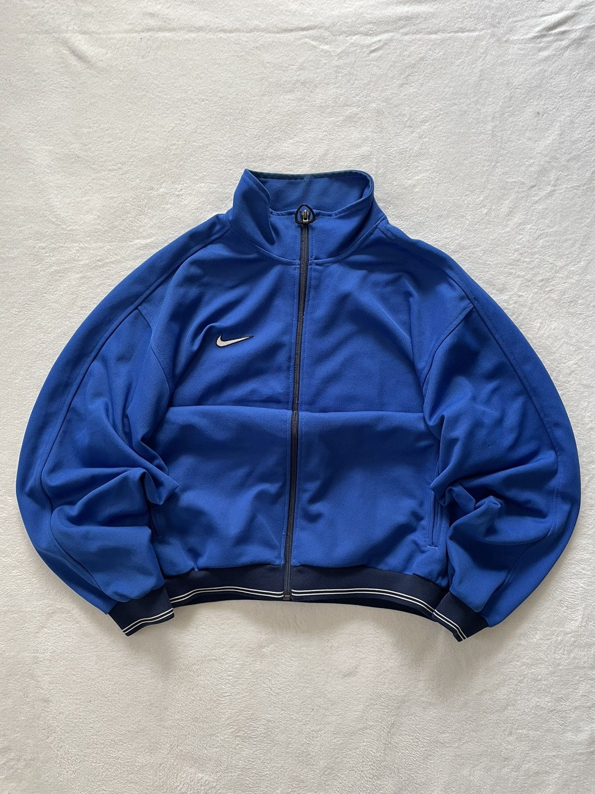 Nike 🫐 NIKE TEAM SWOOSH LOGO Y2K JACKET 90’s | Grailed