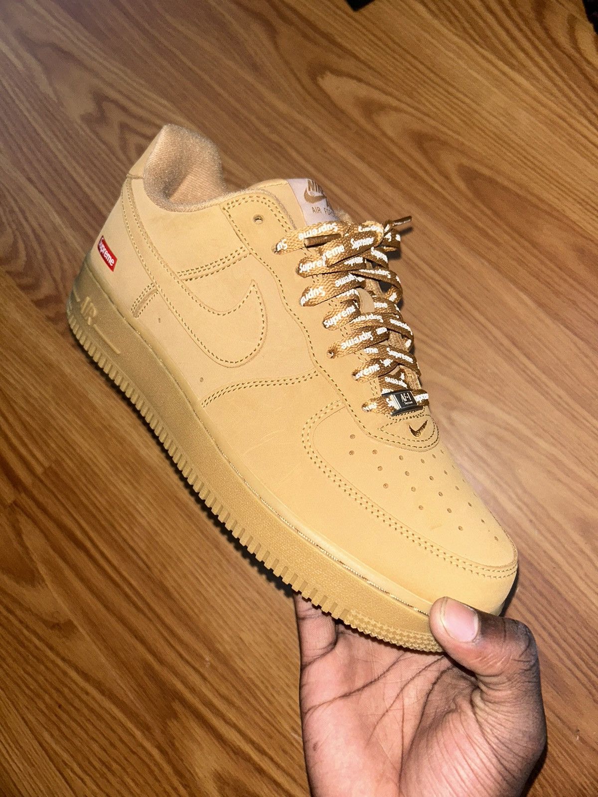 Nike × Supreme Wheat supreme Air Force One | Grailed