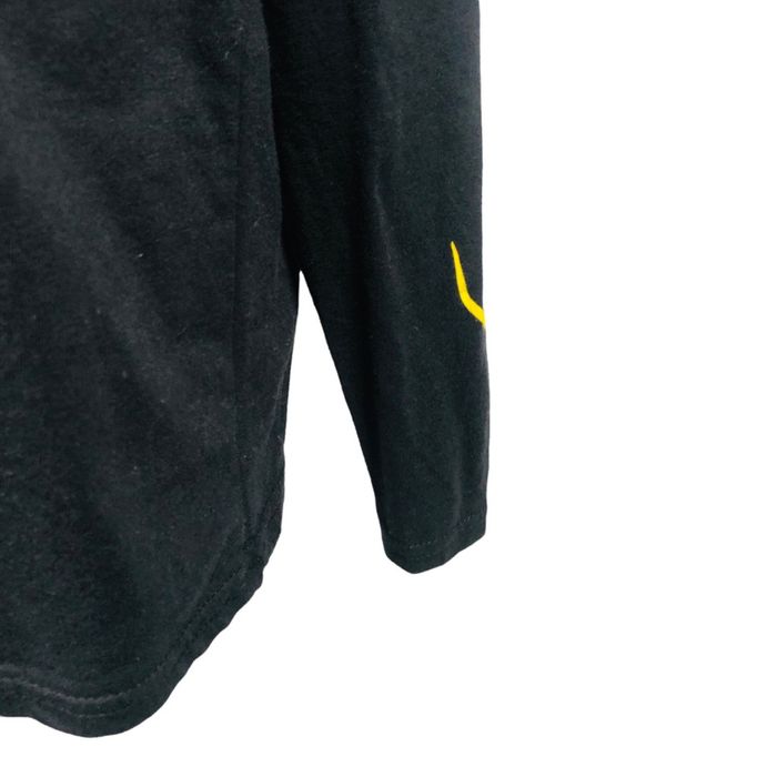 The Unbranded Brand Good Intentions Nav XO T-Shirt Black Yellow Long ...