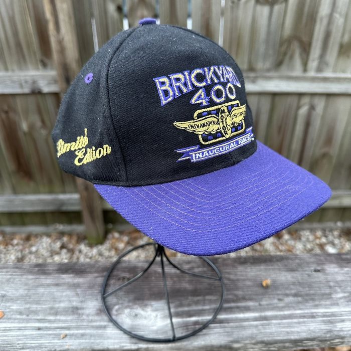 Vintage Vintage 1994 Purple/Black Brickyard 400 Logo 7 Hat Snapback ...