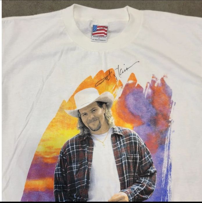 Vintage Vintage 1997 Toby Keith Blue Moon Tour T-Shirt Autographed ...