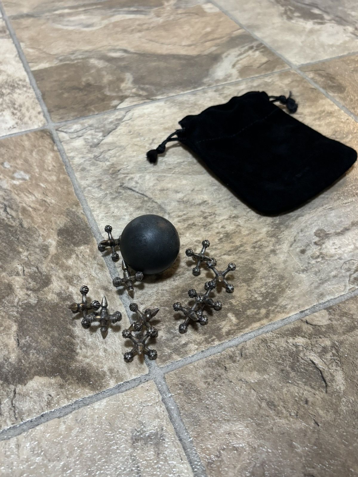 Chrome Hearts Ball And Jacks Set
