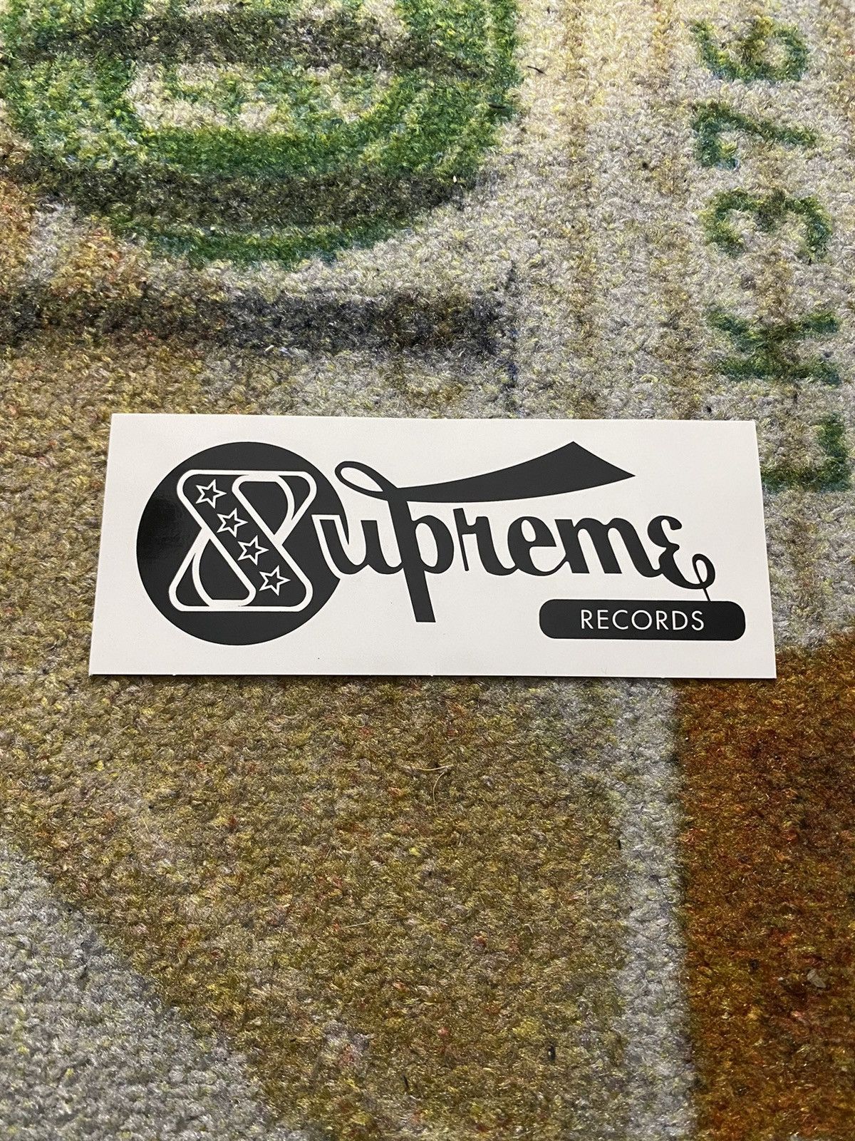 Supreme Supreme Records Logo Sticker | Grailed