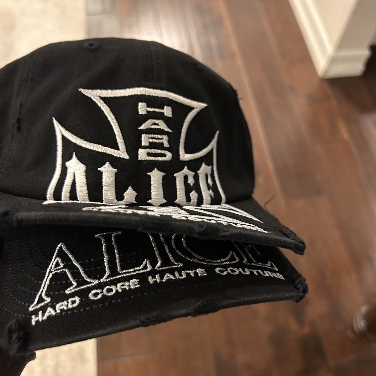 Alice Hollywood × Midnight Studios ALICE DOUBLE BRIM CHOPPER LOGO LA ...