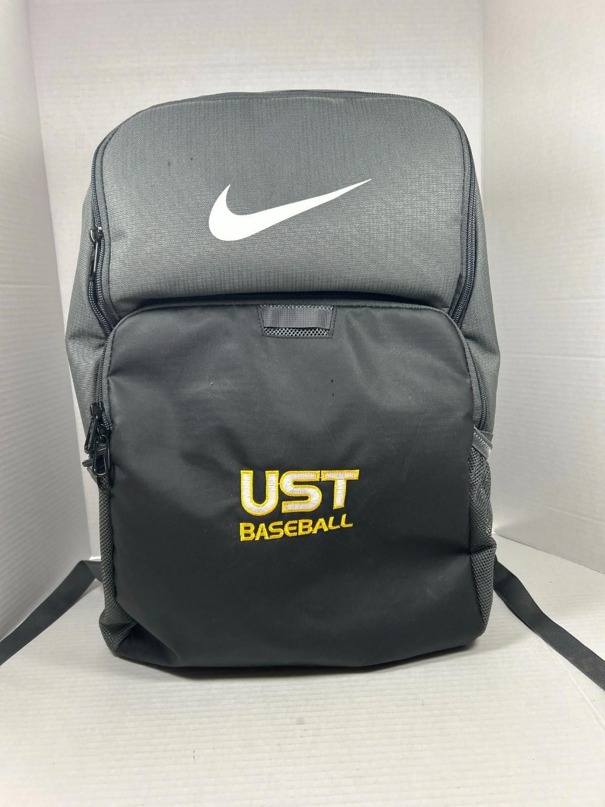 Nike NIKE UST Baseball Gray Backpack 18"x13" Swoosh Logo | Grailed