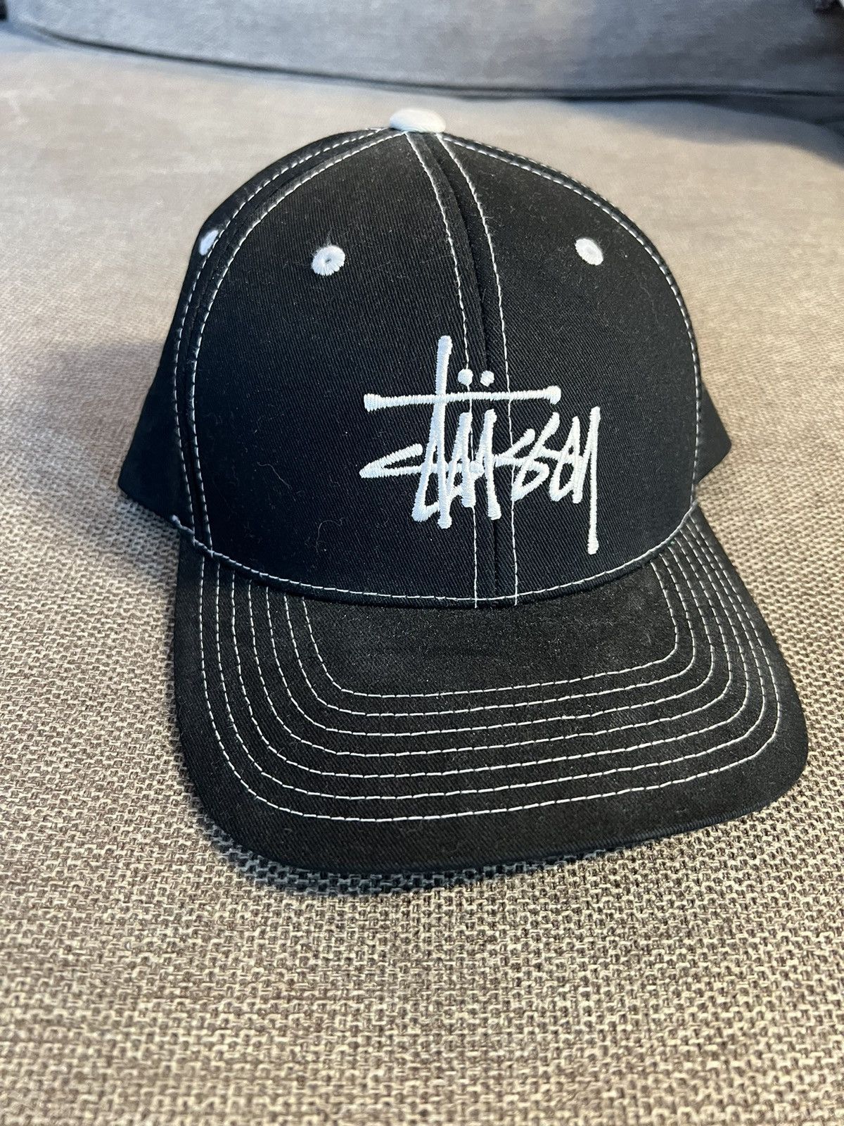 Stussy Stussy Black SnapBack hat | Grailed