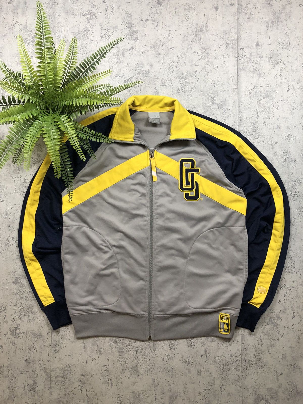 Nike 90’s NIKE CORTEZ RETRO BIG BACK LOGO TRACK JACKET SWOOSH Y2K | Grailed