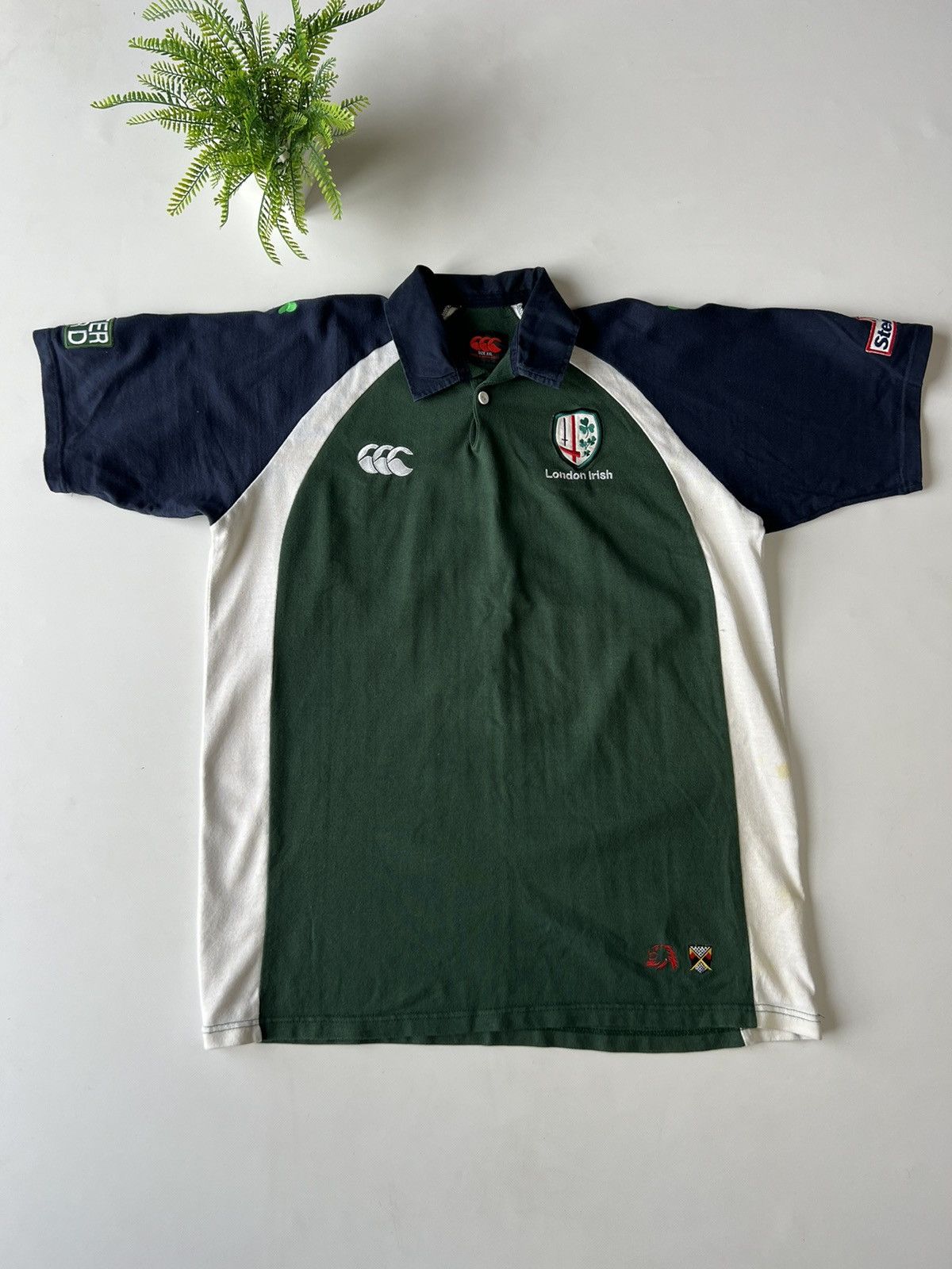 Vintage Vintage London Irish Union Home Rugby Shirt Canterbury | Grailed