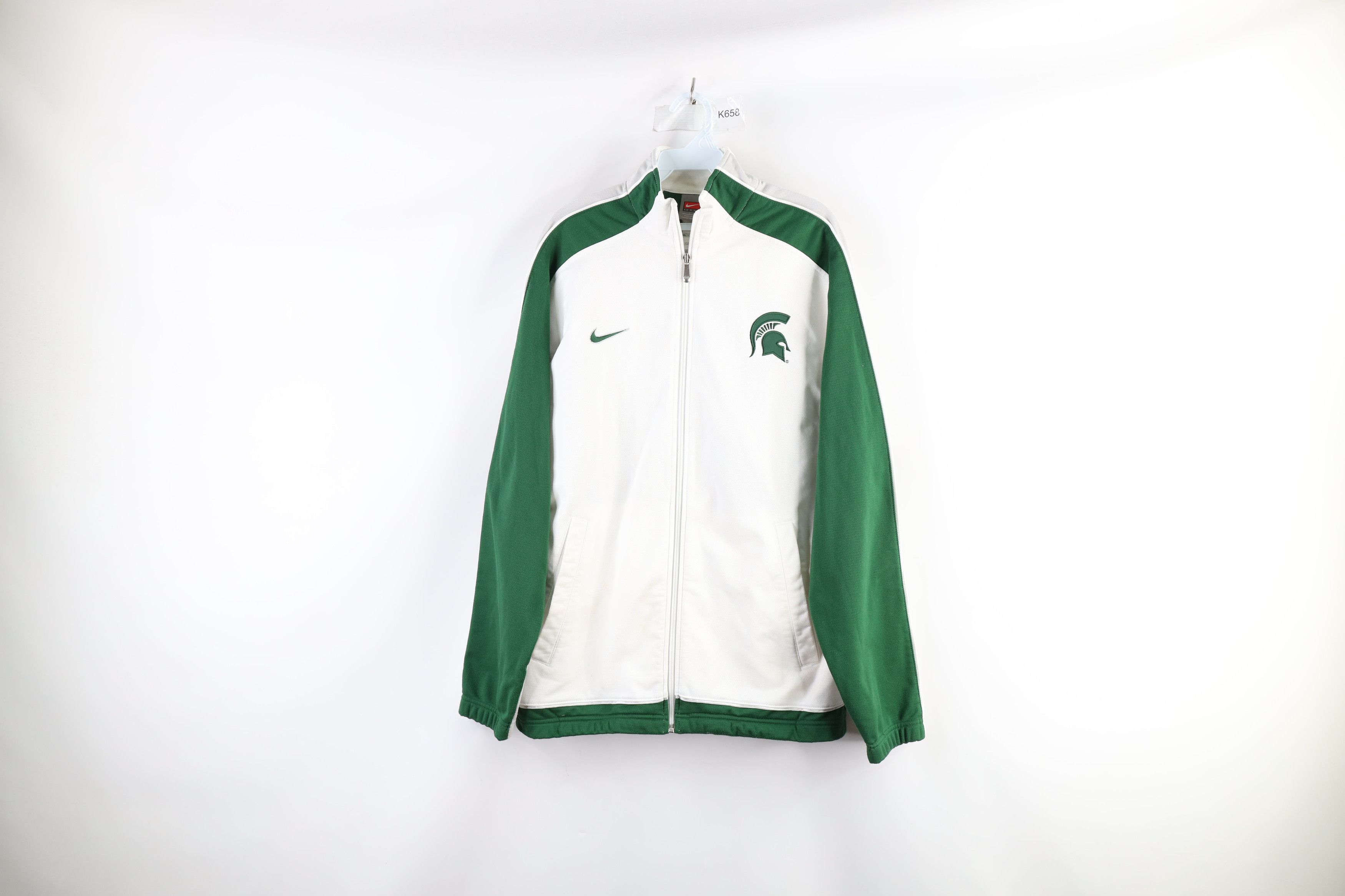 Nike Vintage Nike Michigan State University Basketball Jacket | Grailed