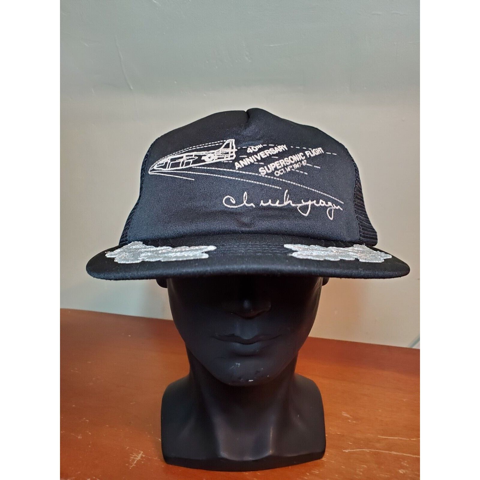 Delong Vintage 40th Anniversary Supersonic Flight Trucker Hat Cap | Grailed