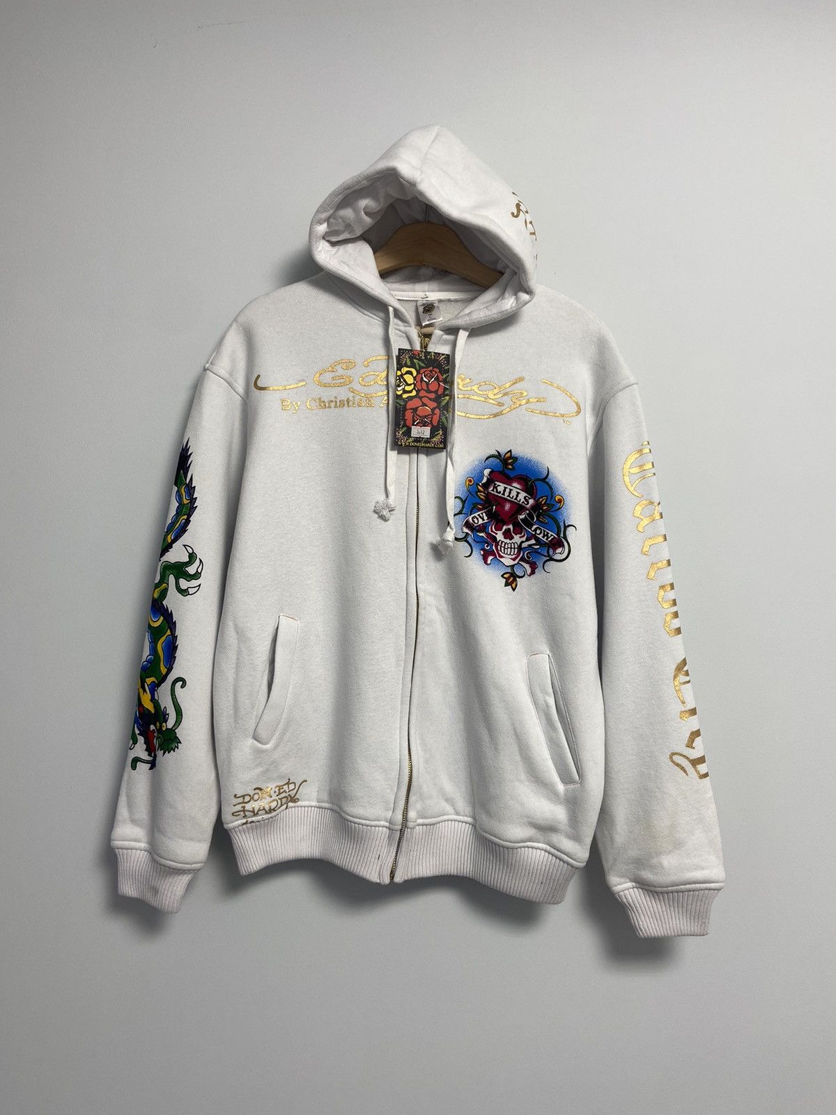 Vintage Ed Hardy Vintage Hoodie Y2K style Hype | Grailed