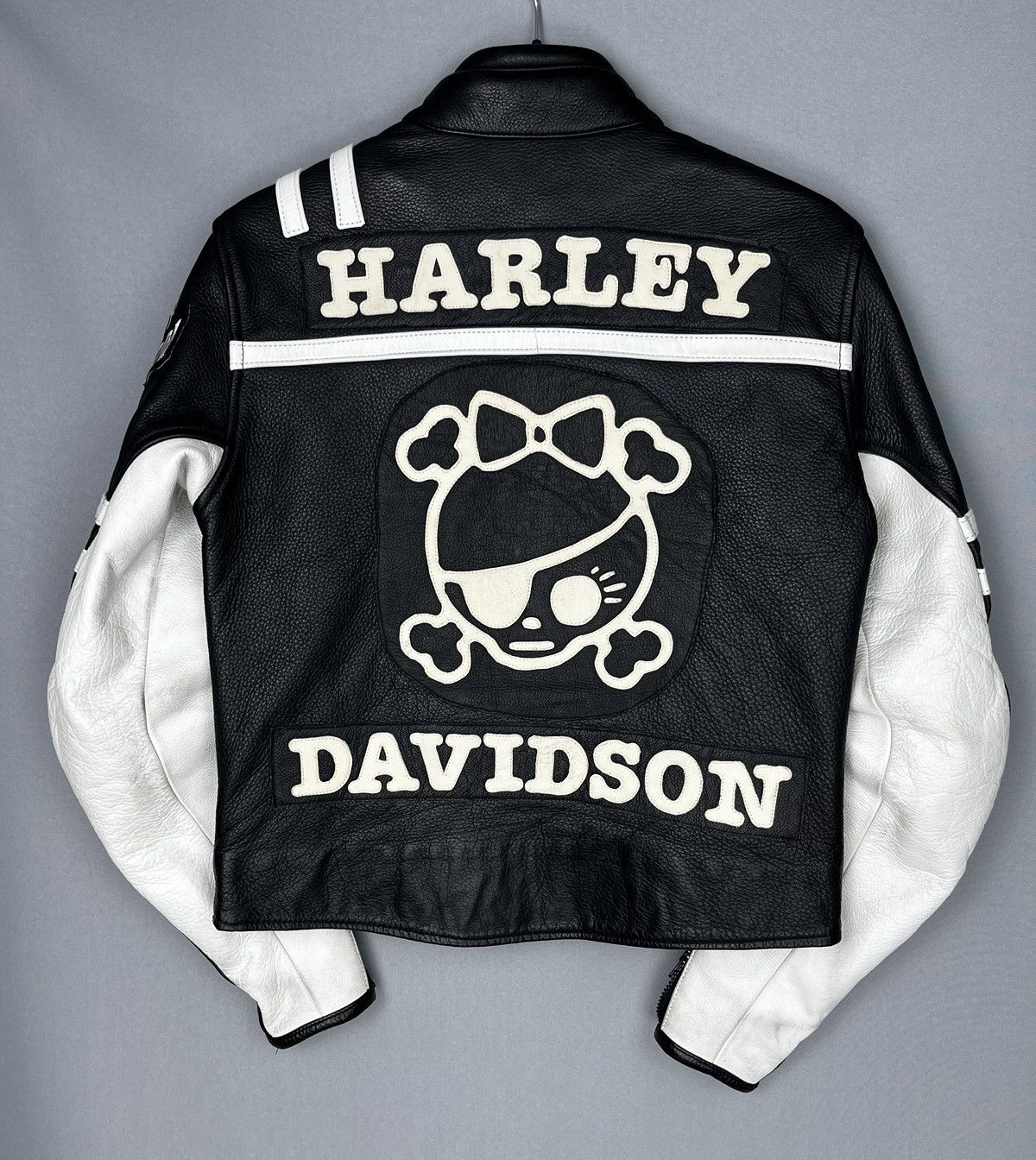 Leather Jacket × MOTO × Racing harley davidson hello kitty leather ...