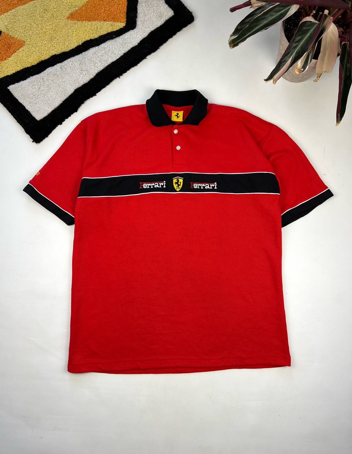 Ferrari × Racing × Scuderia Ferrari VINTAGE FERRARI POLO MARLBORO RED ...