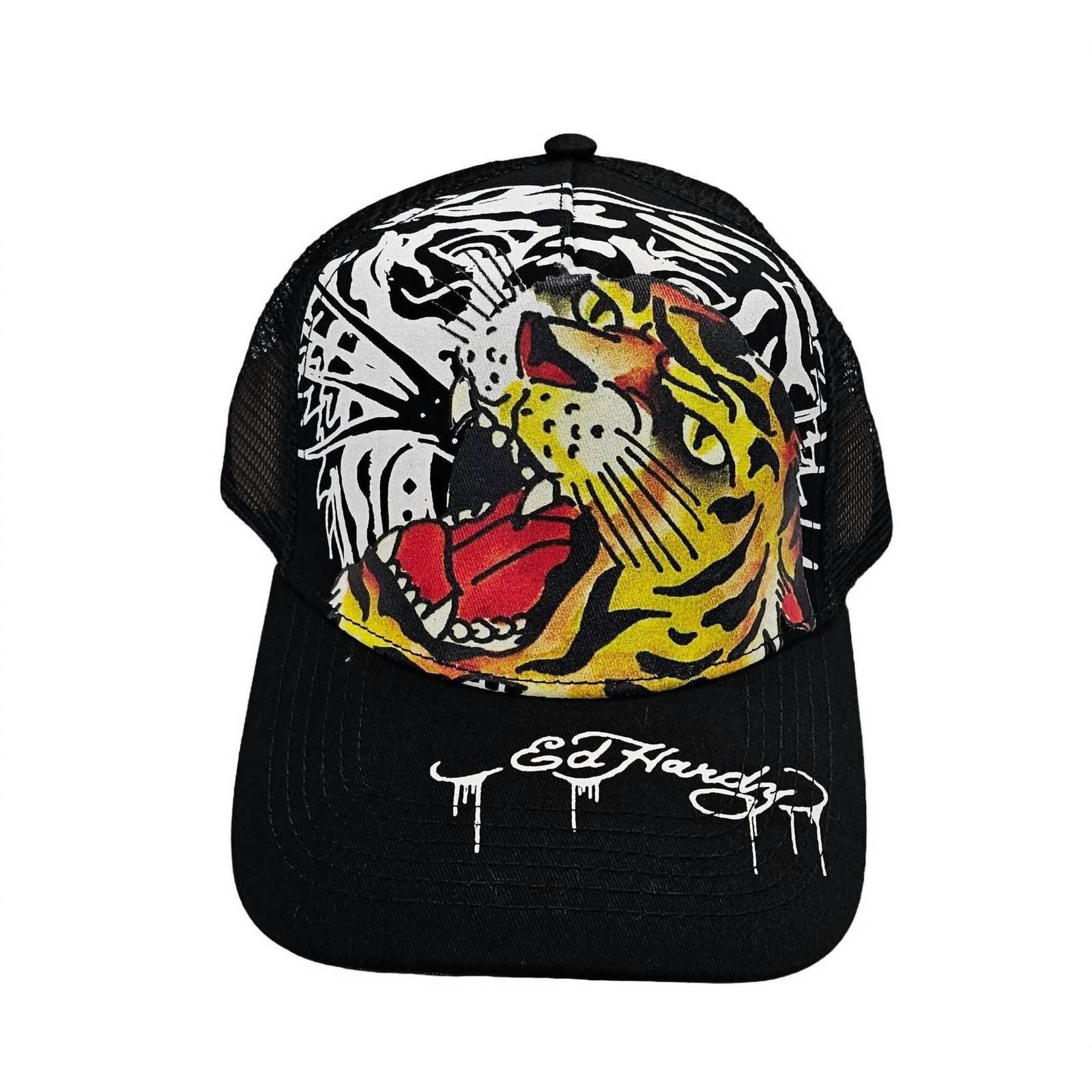 Ed Hardy Tiger Hat In Black | Grailed