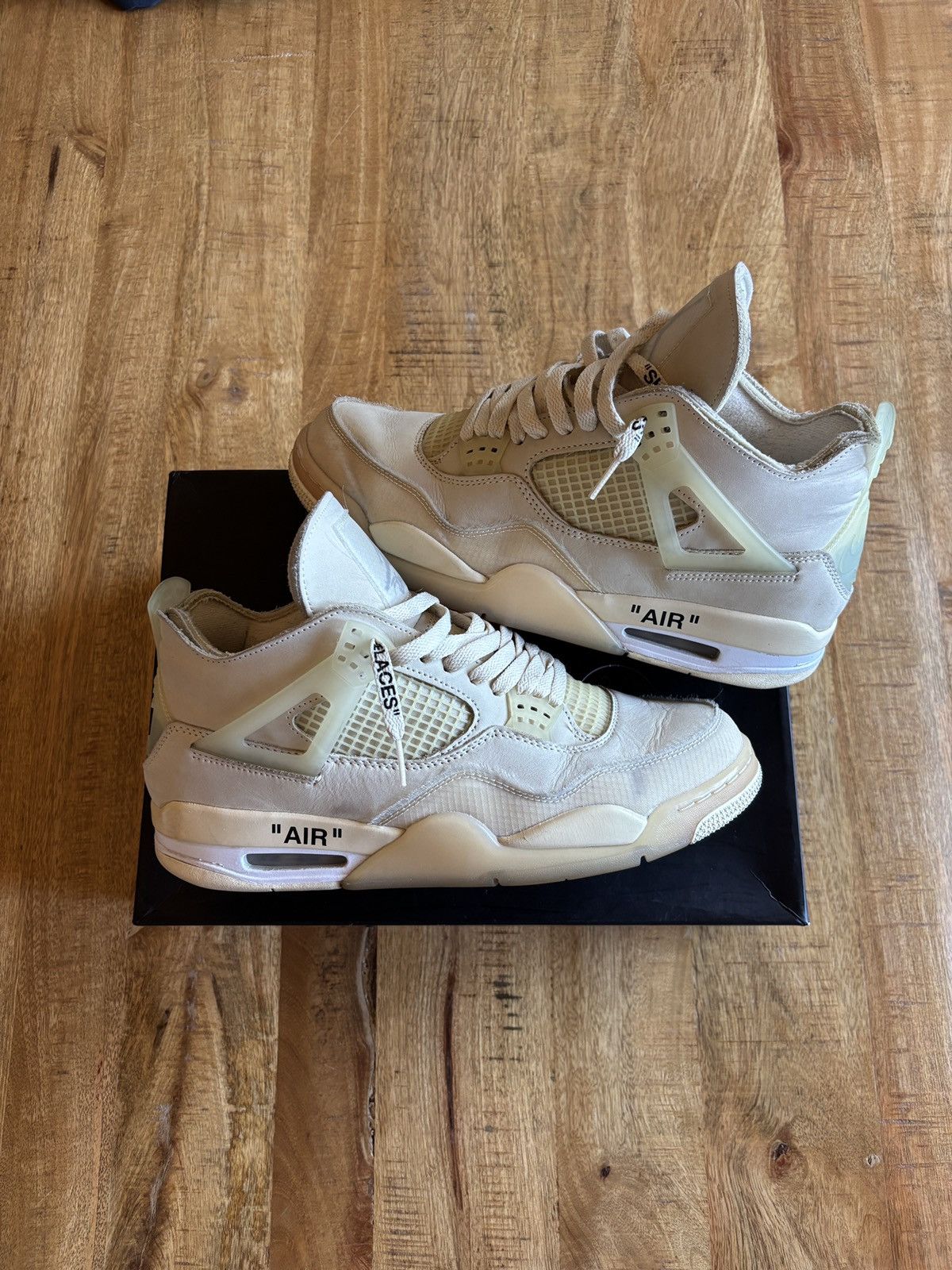 Jordan Brand × Nike × Off-White Off White Jordan 4 Sail | Grailed