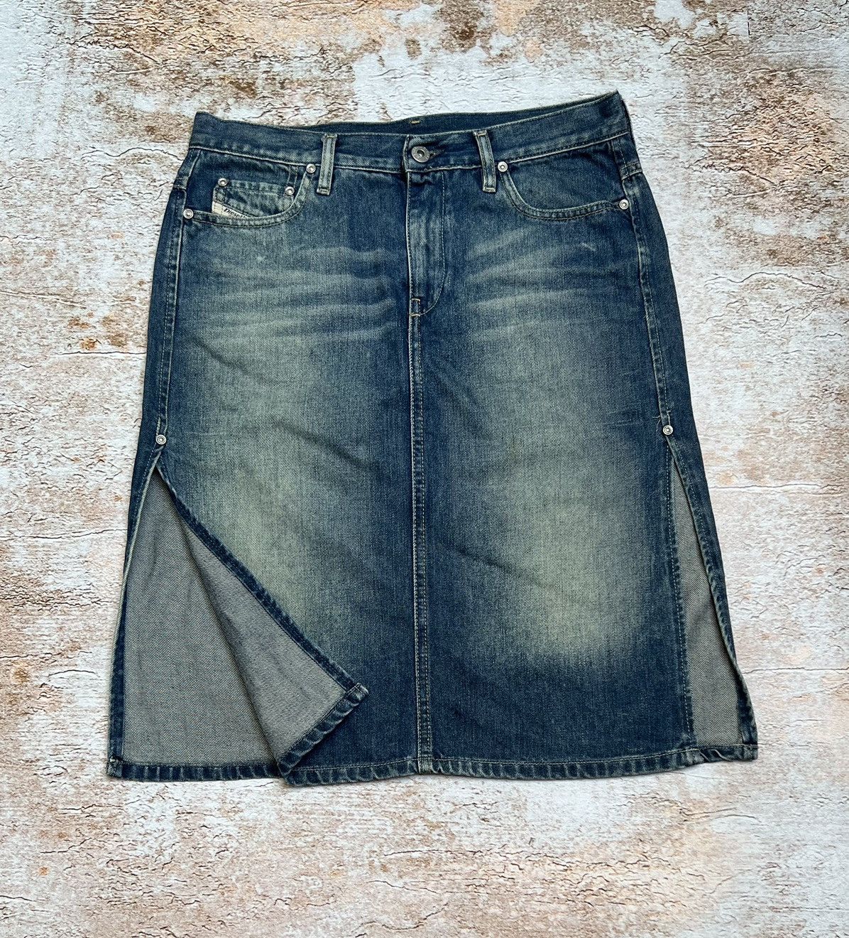 Diesel × Streetwear × Vintage Diesel vintage denim skirt | Grailed