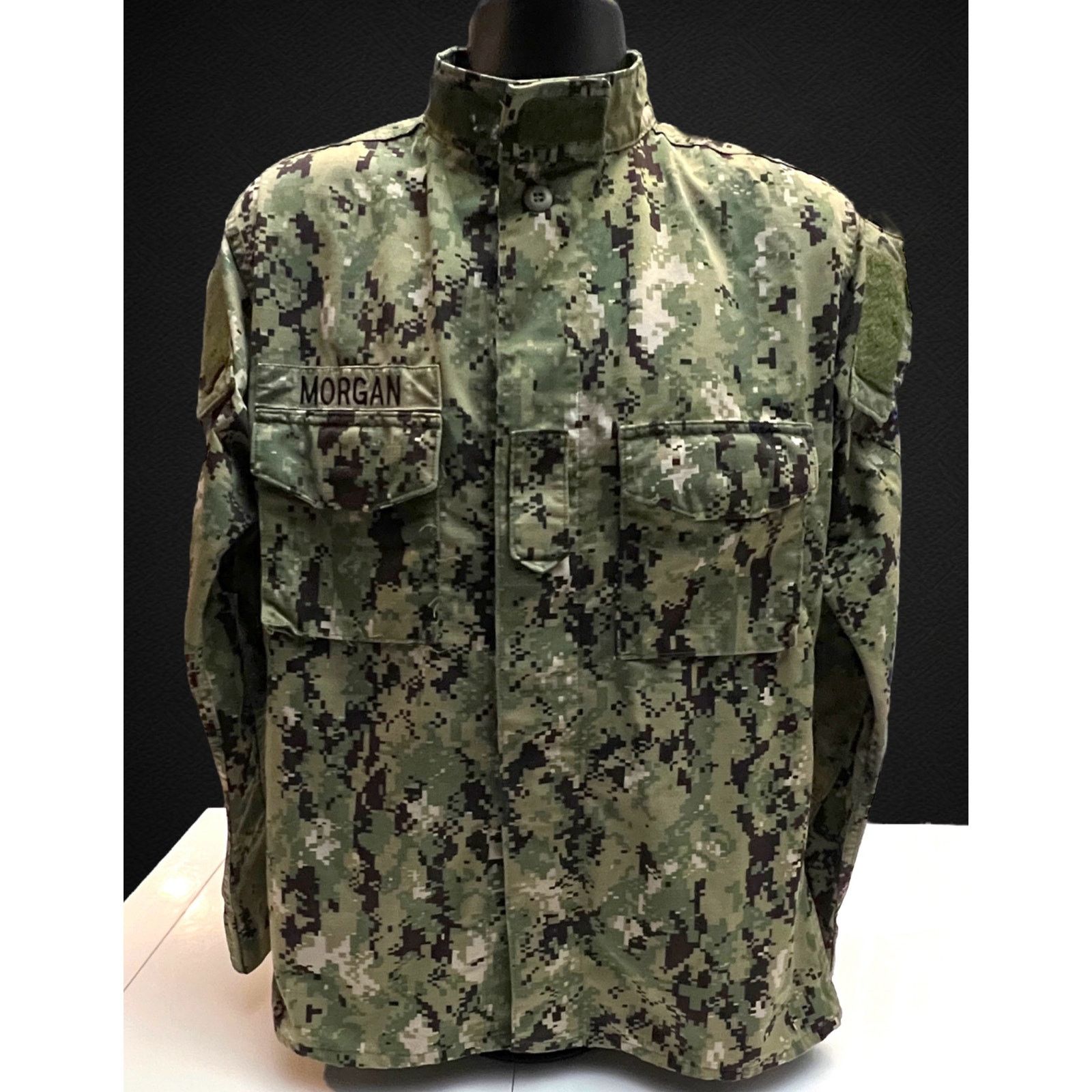 Military Navy Working Uniform Type III Blouse Medium Long Jacket | Grailed