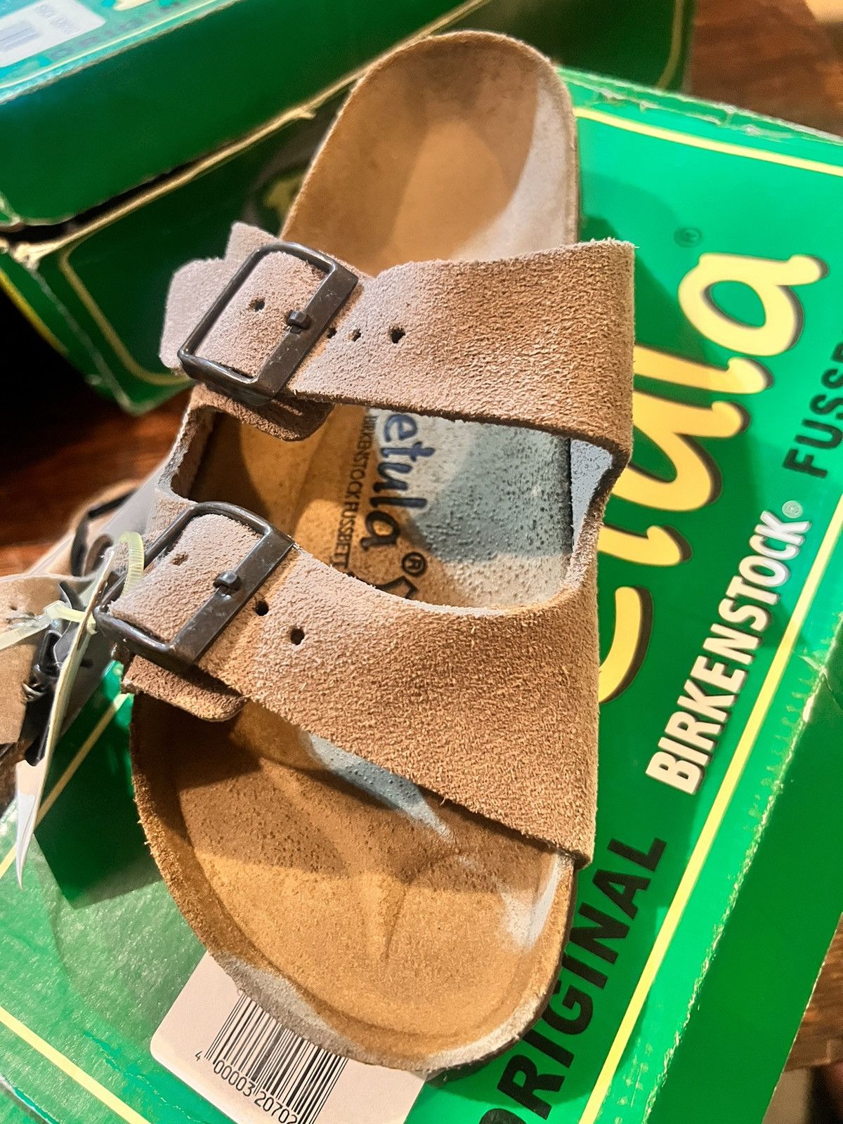 Vintage NIB Betula Original Birkenstock Fussbett 2 strap sandals | Grailed