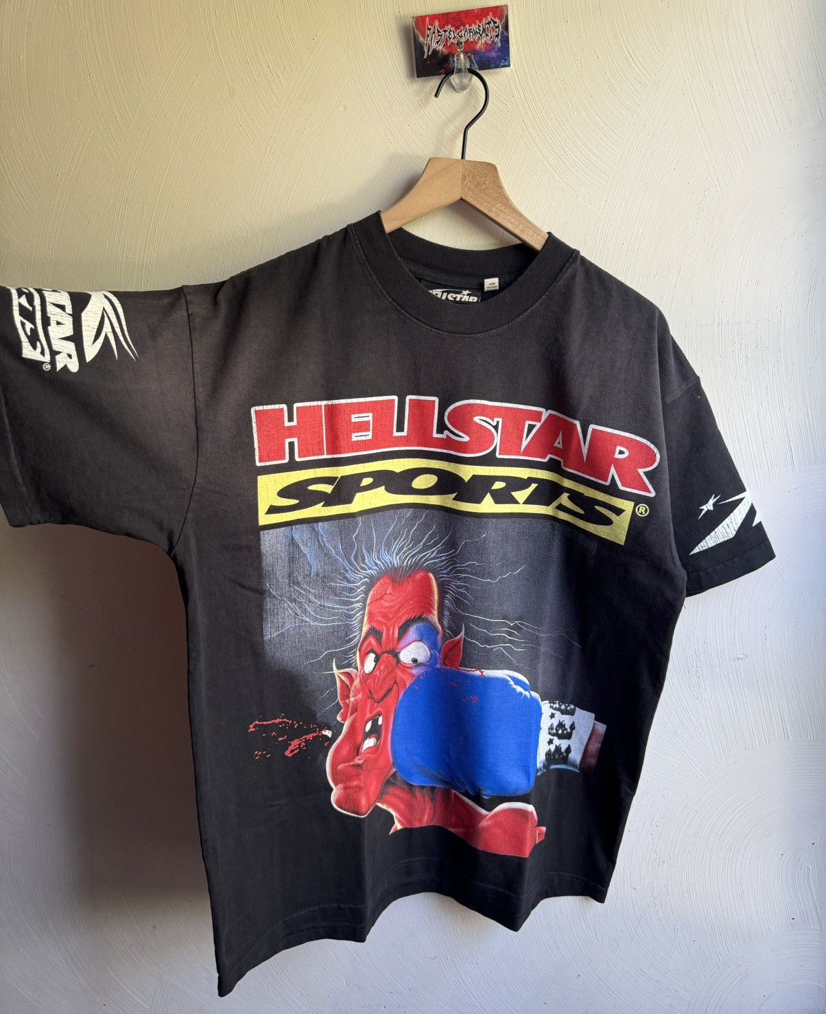 Streetwear Hellstar Sports Knock Out Tee Black | Grailed