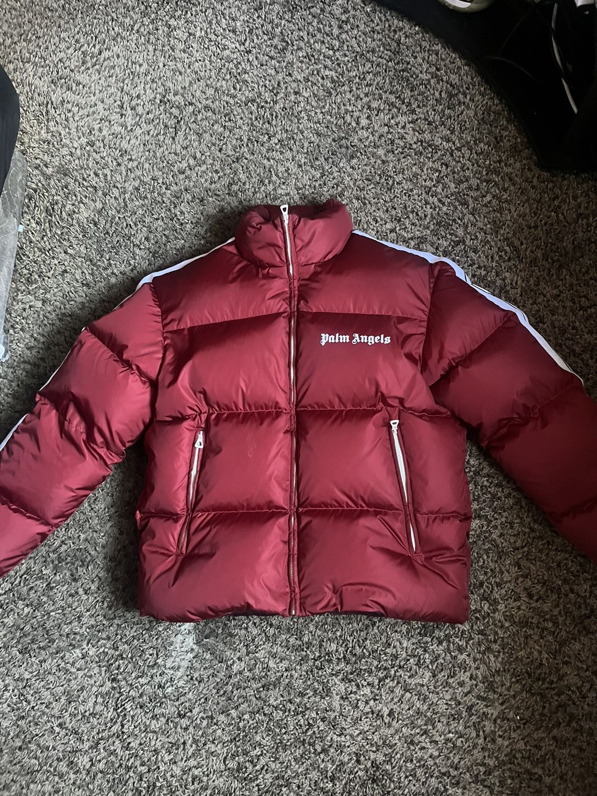 Designer Palm Angles Bubble coat | Grailed