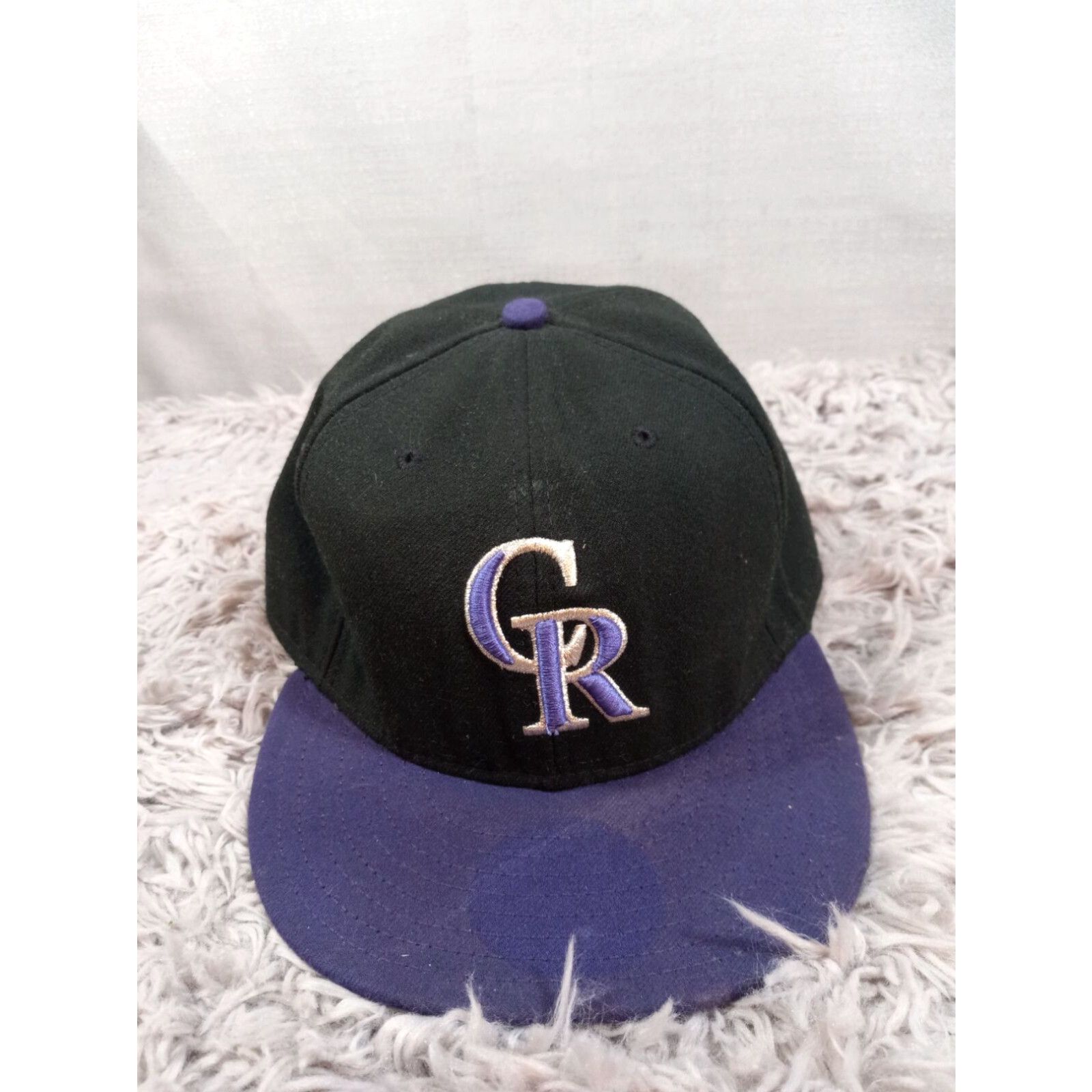 New Era Colorado Rookies New Era Fitted Hat Mens 7 7/8 Black Purple MLB ...