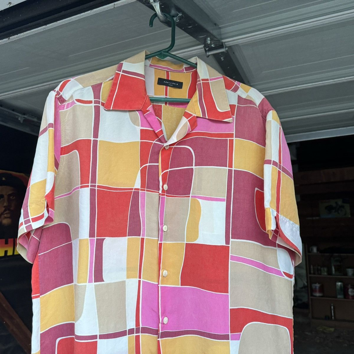 Streetwear × Vintage Equilibrio Camp Collar Shirt Earth Cigar Sopranos ...