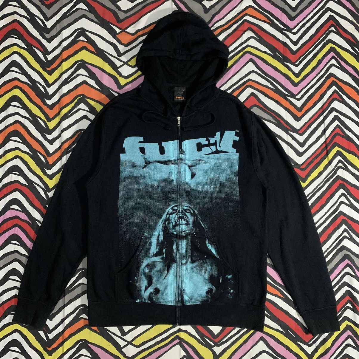FUCT × Vintage Fuct x Jaws Hoodie Zipp | Grailed