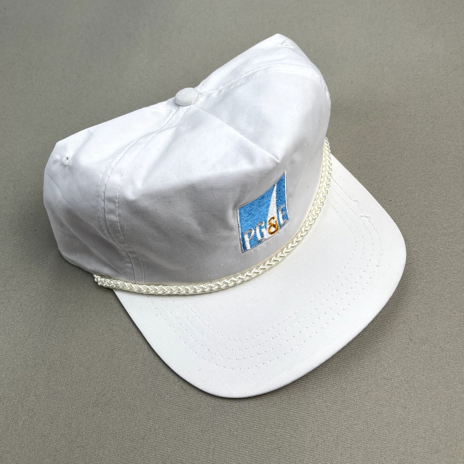 Vintage Vintage PG&E Hat Cap White Pacific Gas Electric Workwear 90s ...