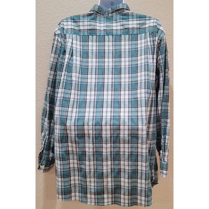 Sonoma Sonoma Green Tan Black Plaid Button Up Men's Shirt 2XB | Grailed