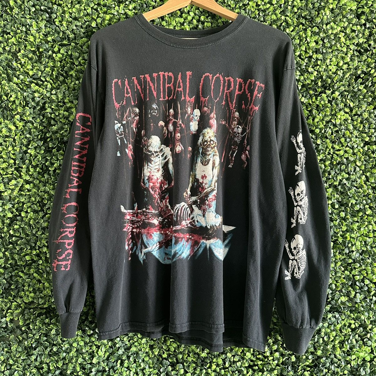 Vintage 2002 Cannibal Corpse Butchered At Birth Long Sleeve Metal | Grailed