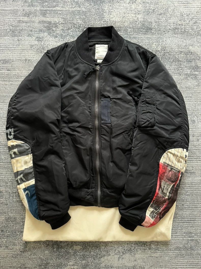 Visvim VISVIM 19SS THORSON COLLAGE mud dyed flight jacket -DMC | Grailed