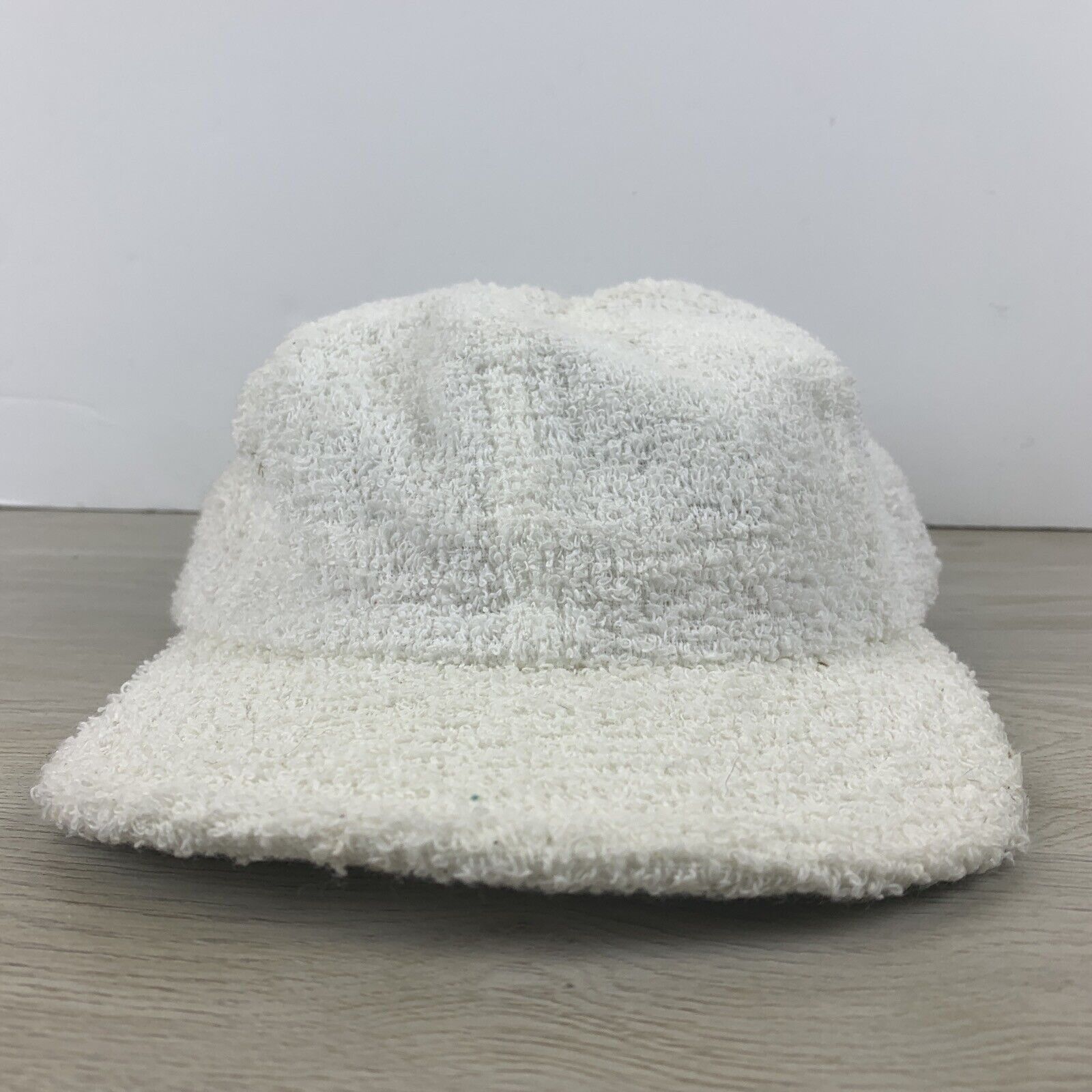 Other White Terry Cloth Hat White Hat Adjustable Hat Adult White O ...