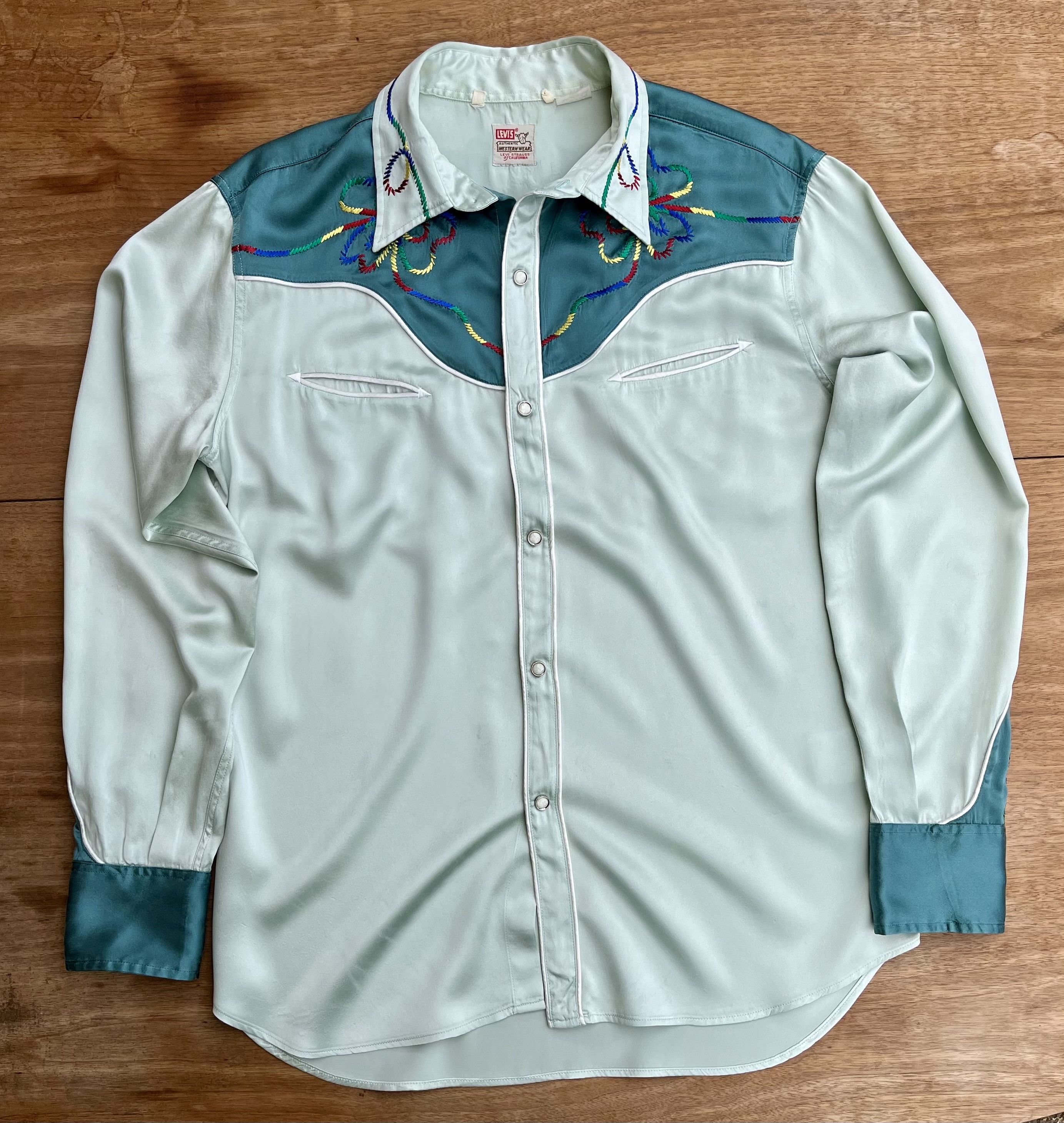 Levi's Vintage Clothing Levi’s LVC Silk Western *RARE* Large (read ...