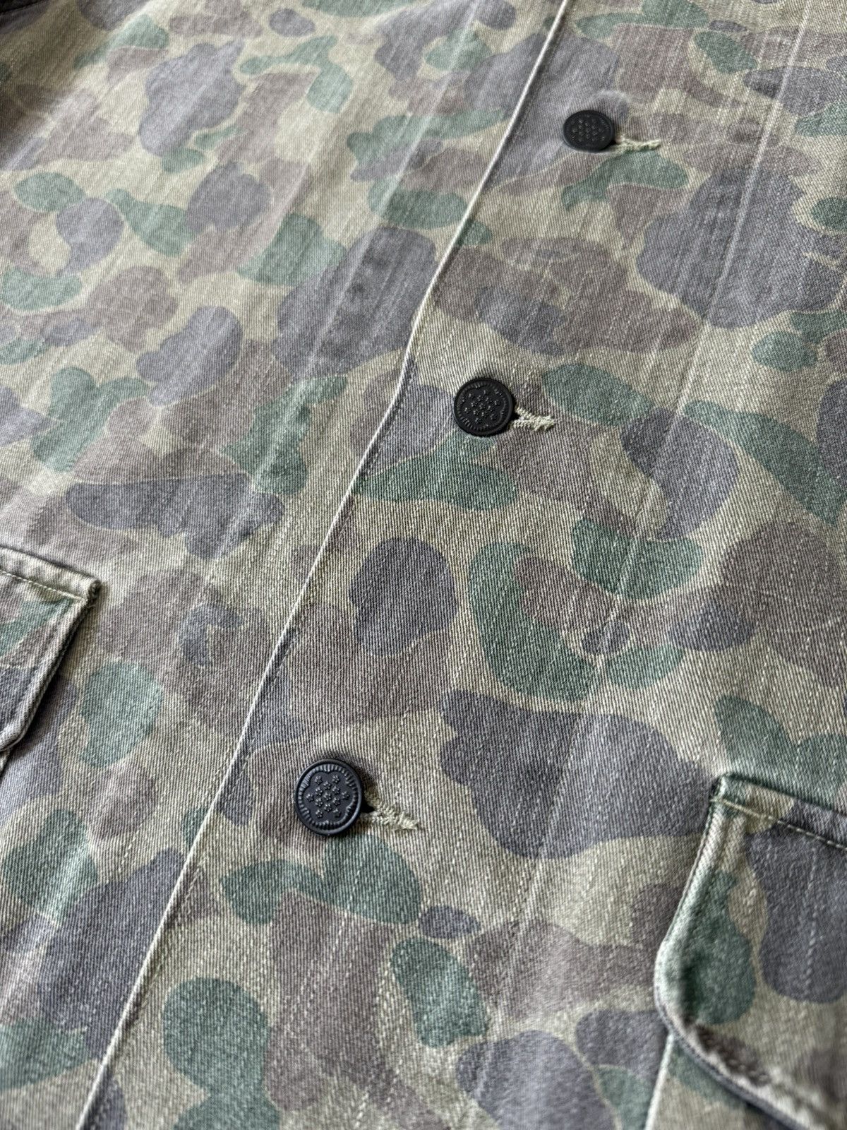 Ralph Lauren RRL Double RL 1940s Japanese Duck Camo Military Shirt ...
