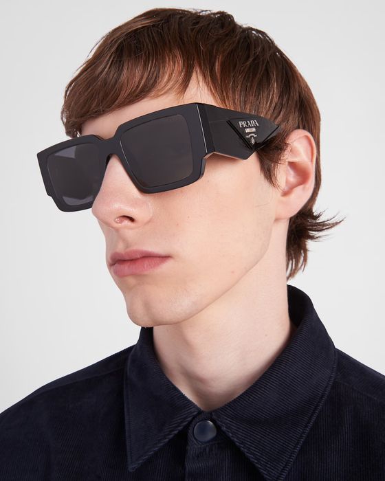 Prada PRADA SUNGLASSES TRIANGLE SYMBOLE SPR12Z_E1AB_F05S0_C_053 | Grailed