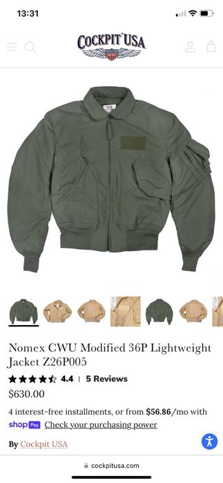Us Air Force CWU-36/P Air Force Bomber Jacket | Grailed