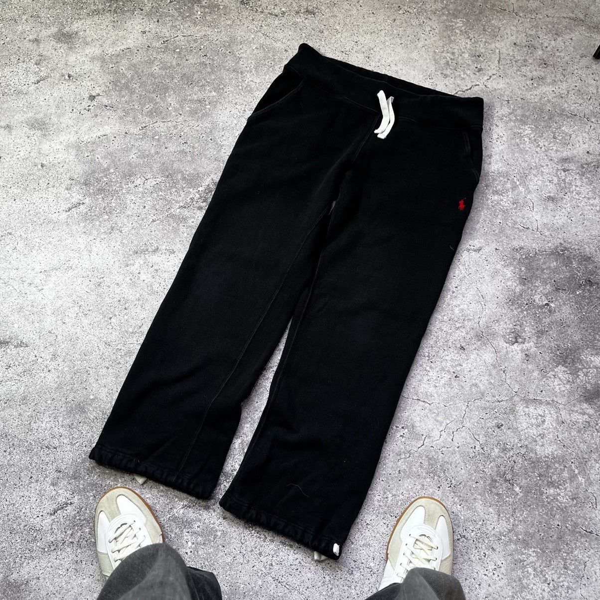 Polo Ralph Lauren × Streetwear × Vintage Polo Ralph Lauren Sweatpants Embroidered black Baggy ...