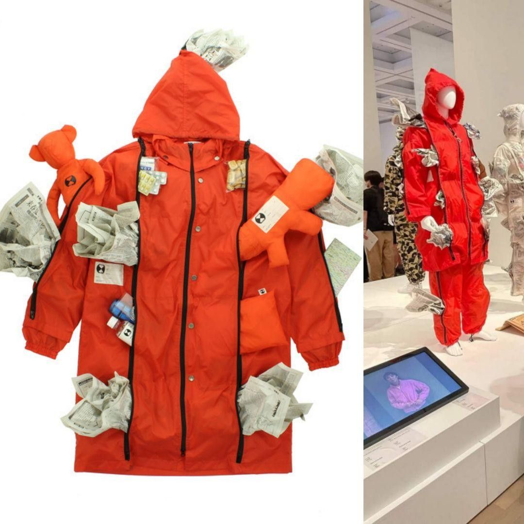 Final Home × Issey Miyake FINAL HOME HOME1 Coat Orange | Grailed