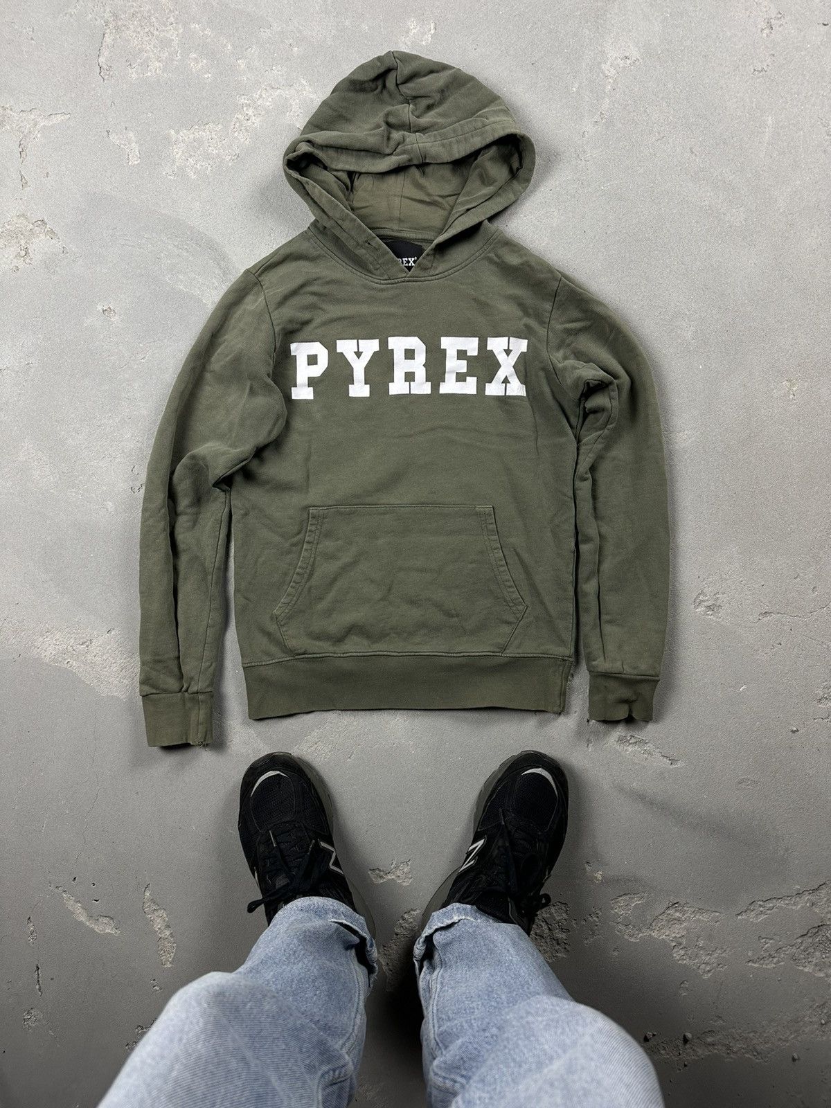 Pyrex Vision × Virgil Abloh Pyrex Zip Hoodie ( Off White ) | Grailed