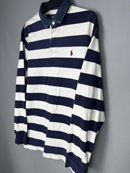 Polo Ralph Lauren Polo Ralph Lauren rugby shirt size xxl vintage | Grailed