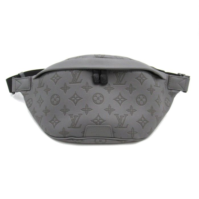 Louis Vuitton LOUIS VUITTON Discovery Bumbag PM Gray Monogram Shadow leather M46108 | Grailed