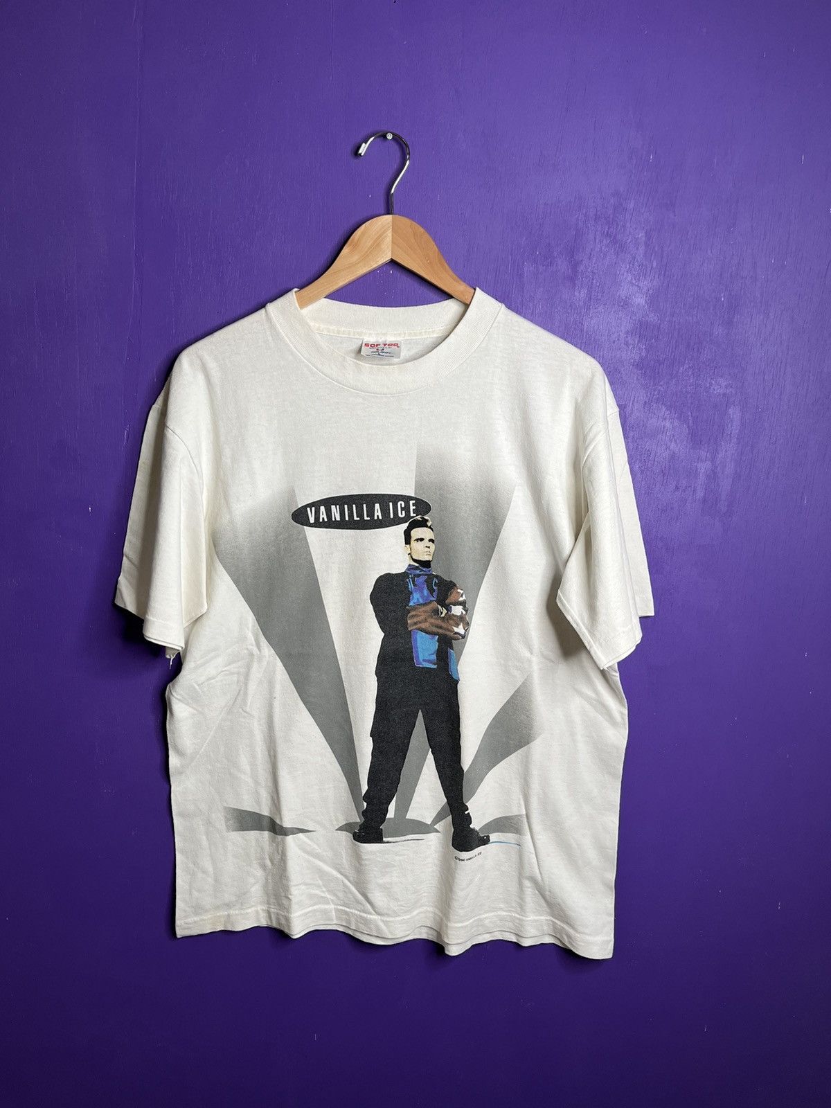 Made In Usa × Tour Tee × Vintage Vintage 1990 Vanilla Ice standing tour ...