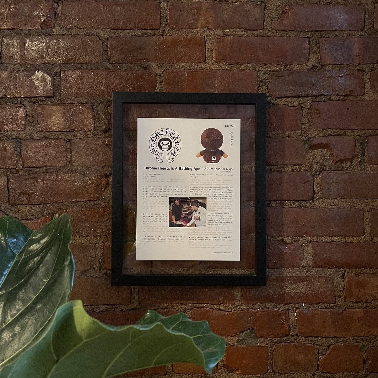 Bape × Chrome Hearts Chrome Hearts & A Bathing Ape Nigo Poster | Grailed