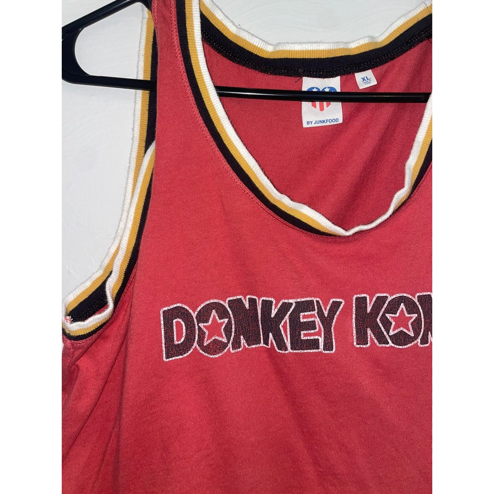 Junk Food Y2K Women's Junk Food Donkey Kong Video Game Red Tank XL ...