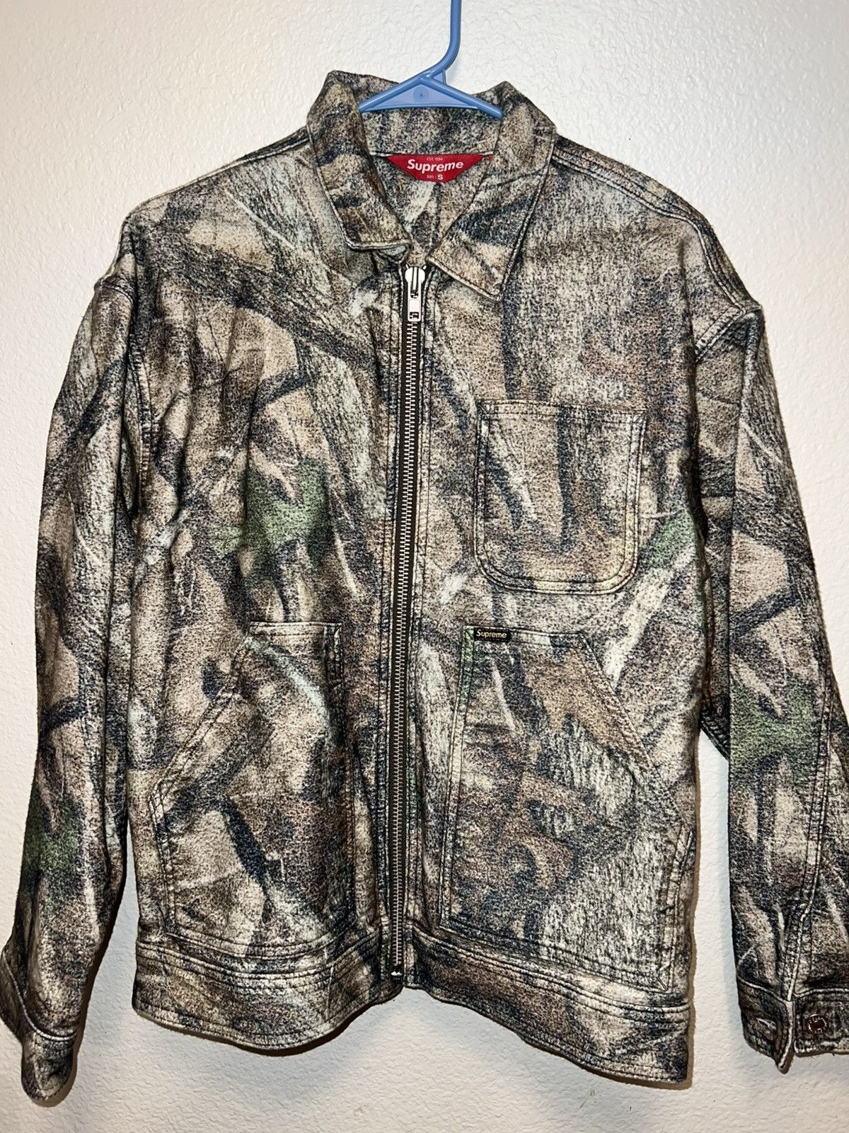 Supreme Supreme Real Tree Moleskin Jacket | Grailed