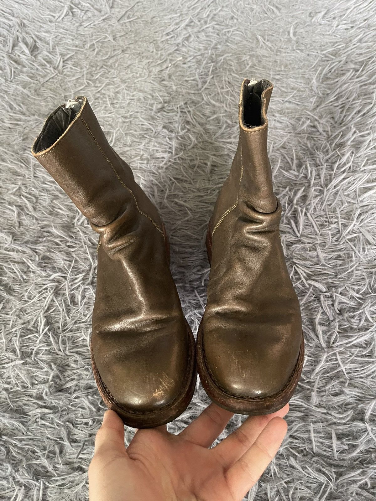 Moma Moma avant garde leather high boots | Grailed