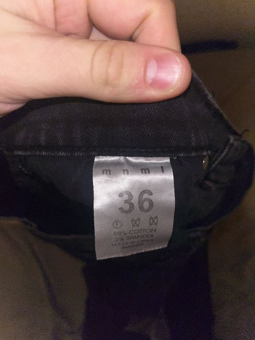 MNML Black ripped MNML jeans | Grailed