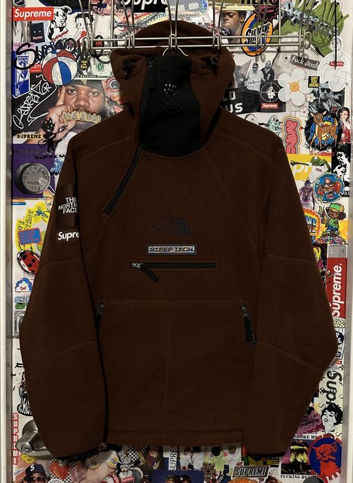 Supreme FW22 Supreme TNF The North Face Steep Tech Fleece Hoodie NDS ...