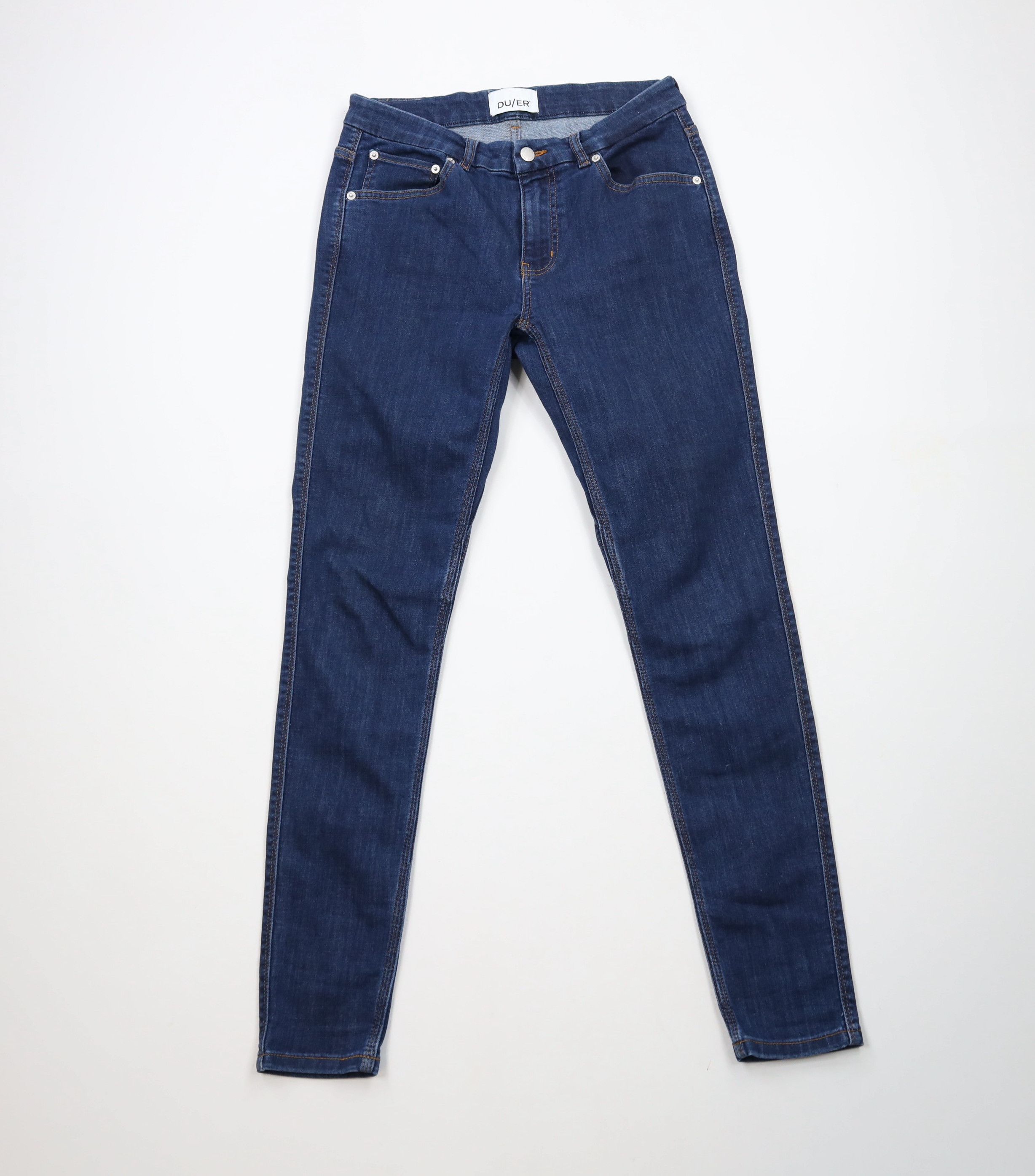 Duer × Vintage DU/ER DUER Fit Skinny Leg Stretch Denim Jeans Pants Blue ...