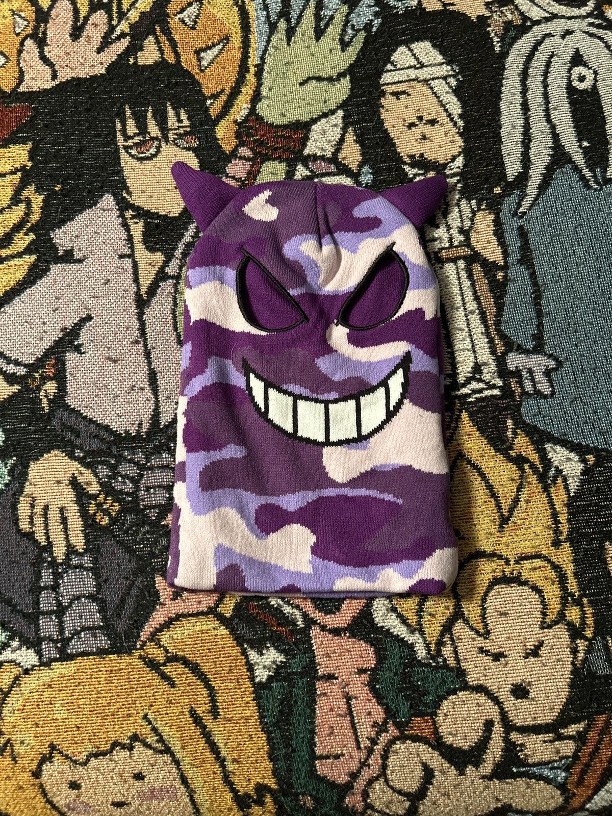 Japanese Brand × Pokemon × Streetwear Kanto Starter Gengar Knitted Mask ...